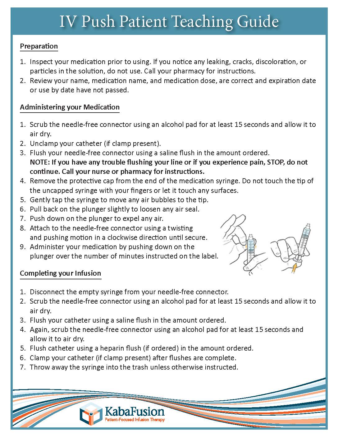 Patient Teaching Guides - KabaFusion